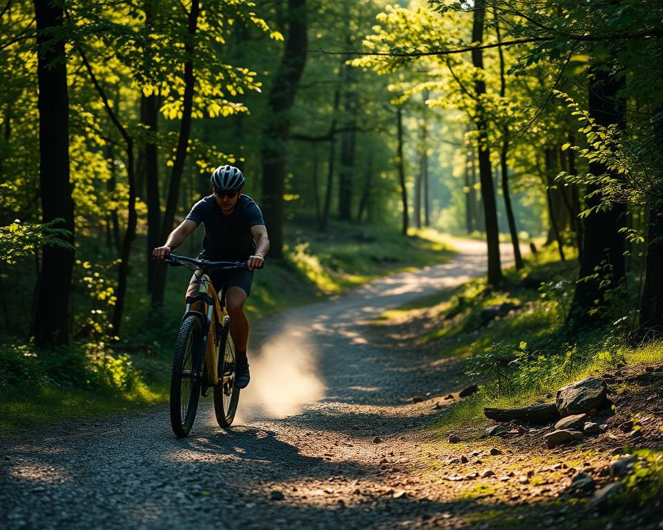 Hoe reis je met de fiets over grindpaden en bospaden? | websito.be